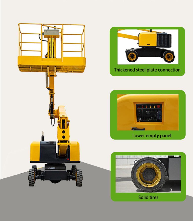 Qiuerte Fully Self-Propelled Articulated Boom Lift | 12m-28m Hydraulic ...